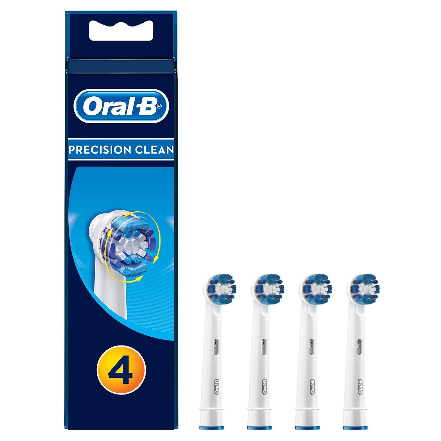 Amazon.com : Oral-B EB20 Pack 4 Refills for Brush, Plastic, Blue and ...