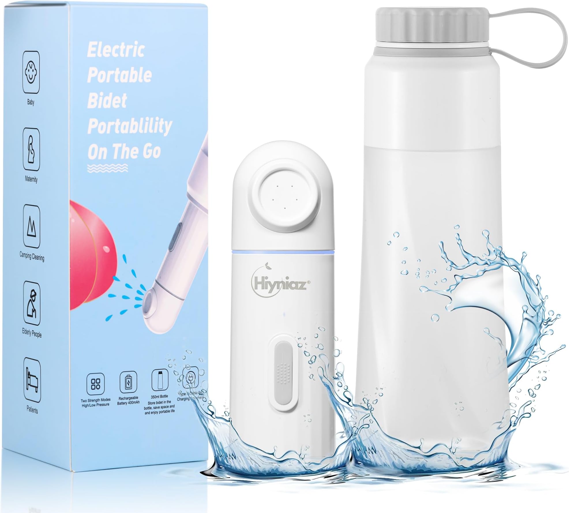 Amazon.com: Portable Bidet for Travel, Rechargeable Handheld Bidet with ...