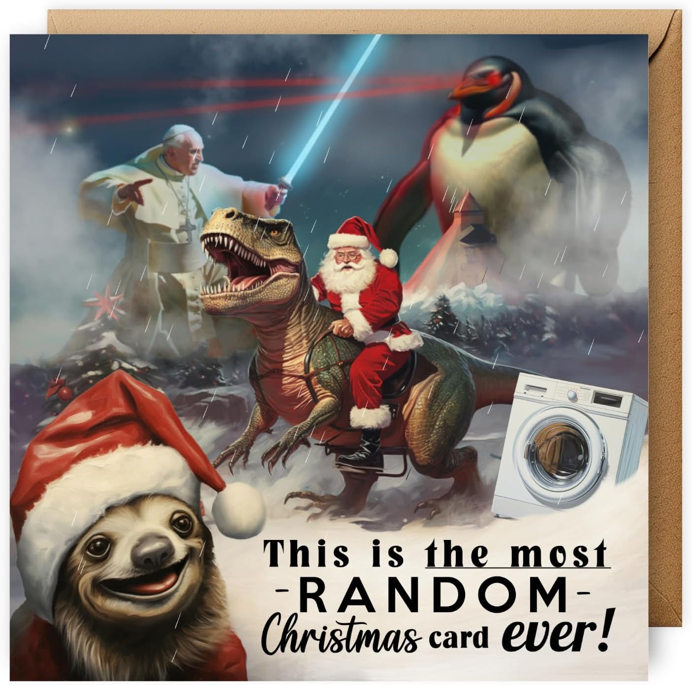 Twizler Funny Christmas Cards Pack of 3 - Pigs in Blankets Design ...