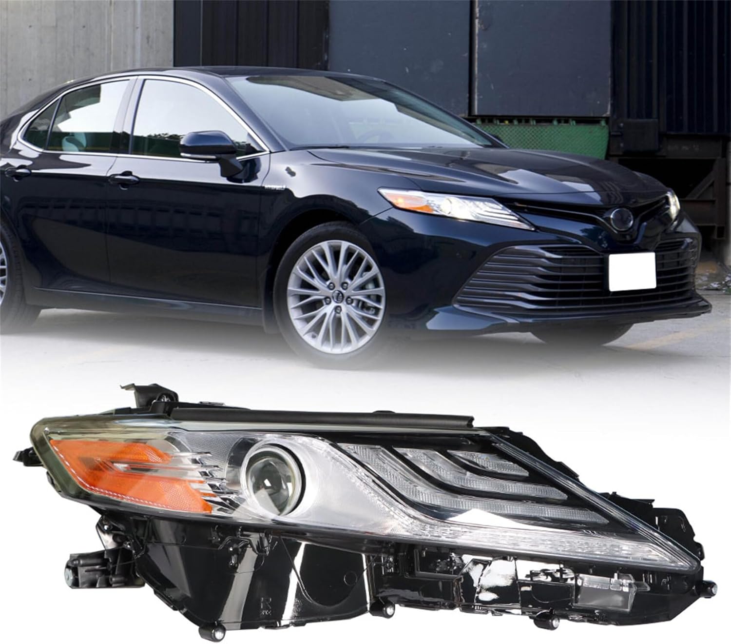 Amazon.com: labwork Headlight Assembly Replacement for Toyota Camry XLE ...