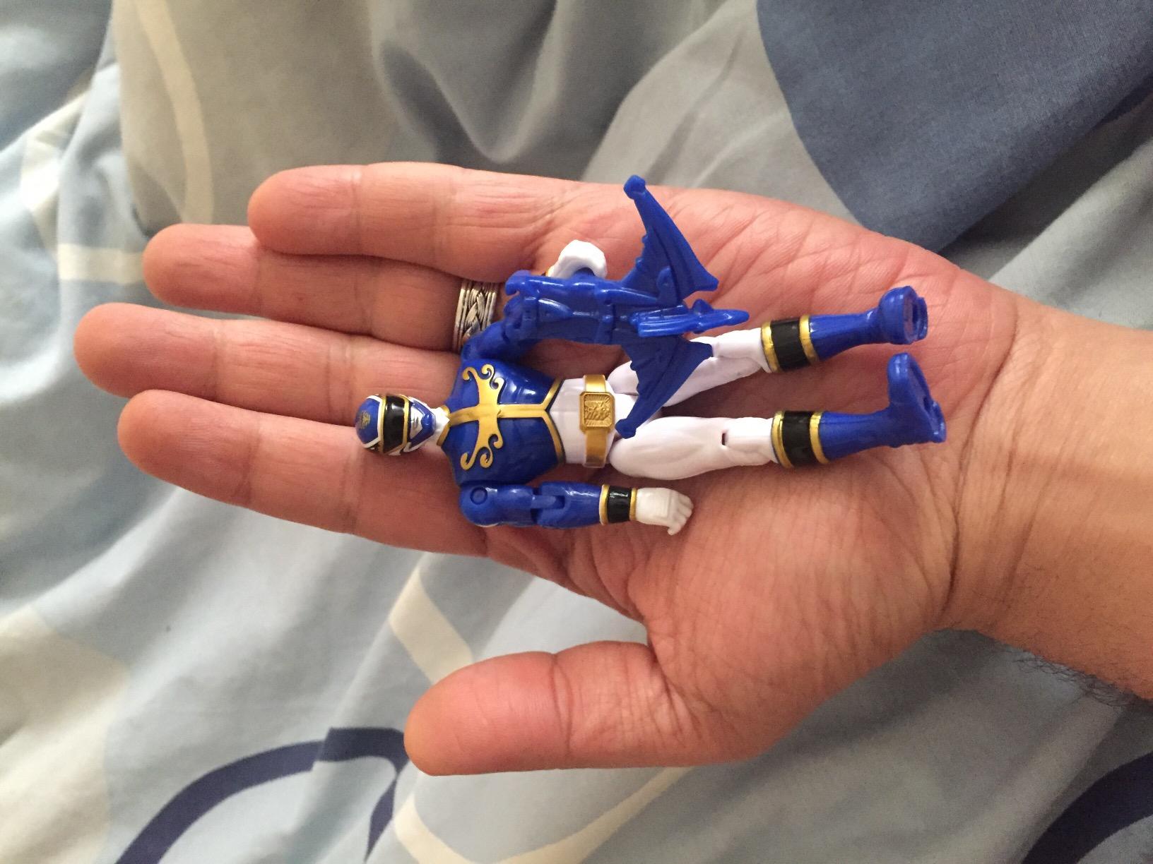 Power Rangers Megaforce Action Figure (Blue) : Amazon.co.uk: Toys & Games