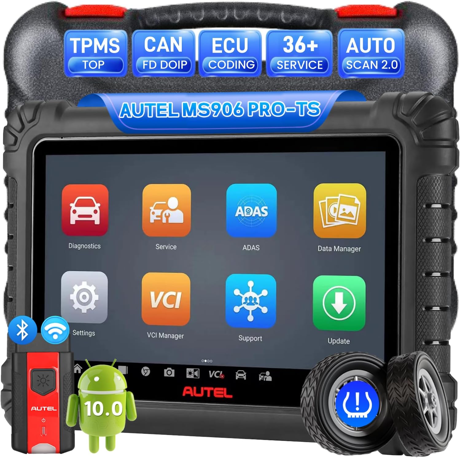 Amazon.com: Bosch 1699200240 HDS 250 Heavy Duty Scan Tool Kit with Gas ...