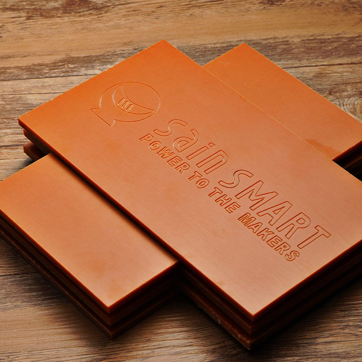 Snapklik.com : CNC Materials Bakelite Sheet, Jacinth, 8Pcs 1/5 X 7 X 4 ...