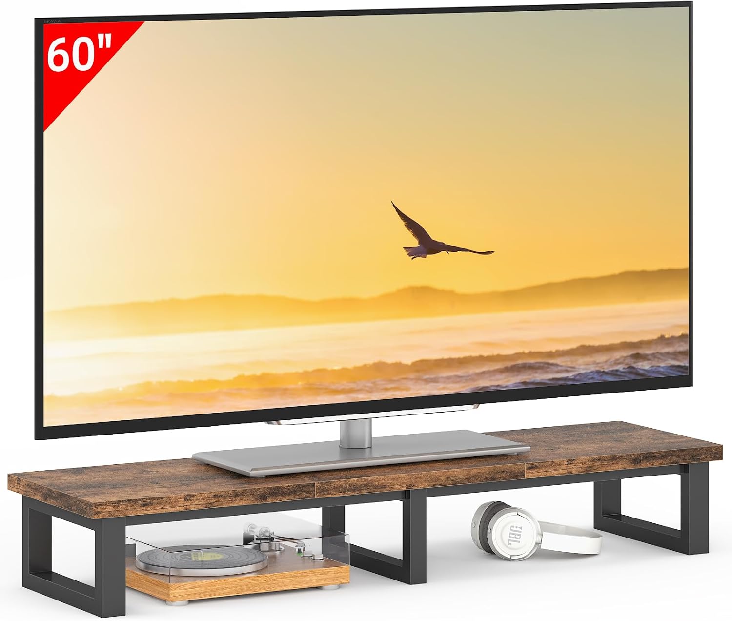 Amazon.com: YAOHUOO 45" Large TV Riser for 32-60 inch TV, TV Riser ...