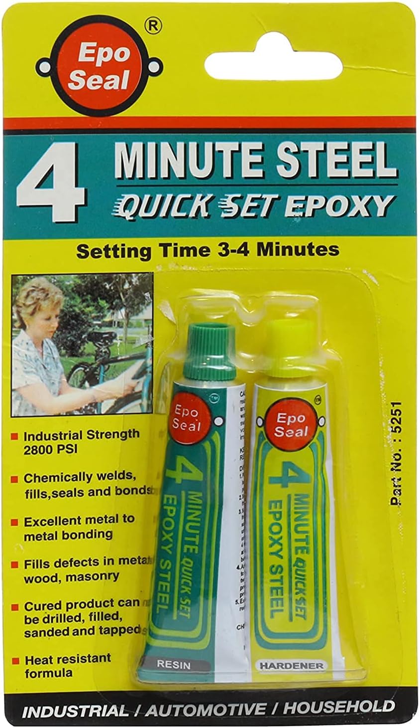 4 Minute Steel Quick Set Epoxy: Buy Online at Best Price in Egypt ...