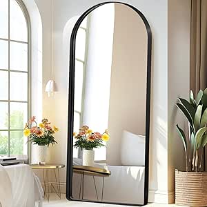 Amazon.com: GlasFlength Full Length Mirror, 71"x28" Aluminum Alloy ...