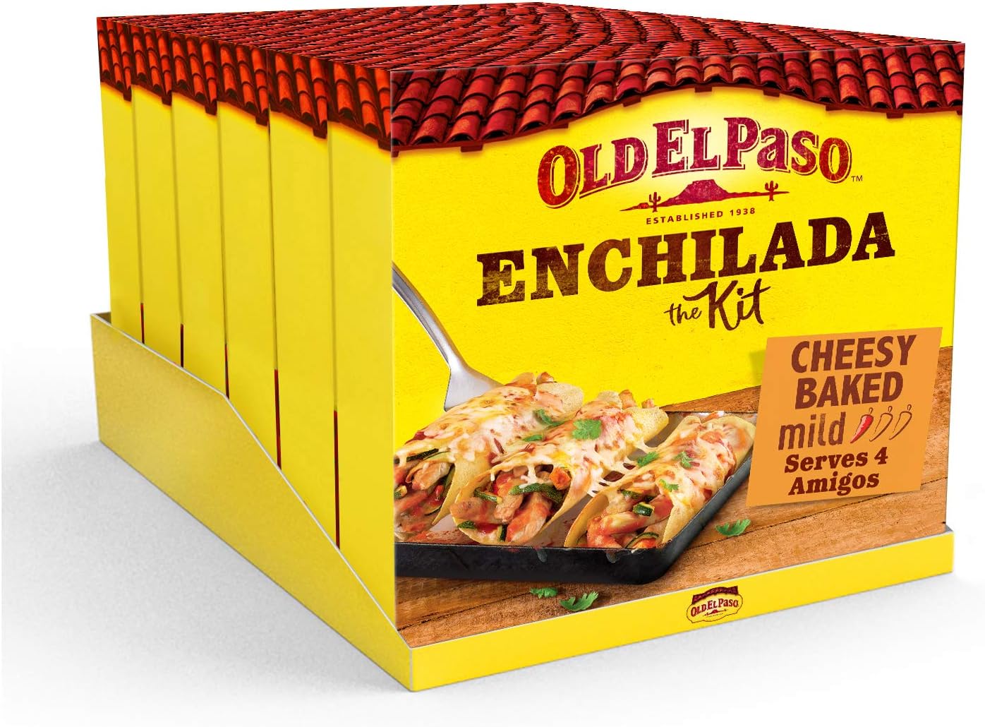 Old El Paso Cheesy Baked Enchilada Kit 663g (Pack of 6) : Amazon.co.uk ...