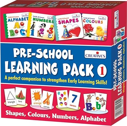 Buy Creative's Pre-School Learning Pack-1 | Preschool Series | Learning ...