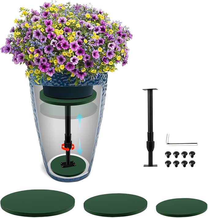 Amazon.com : Axcoix Adjustable Height Plant Risers for Inside Pots, 12 ...