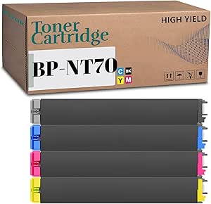 Amazon.com: KIYOR BP-NT70 Toner Cartridge Compatible for Sharp BP-50C26 ...