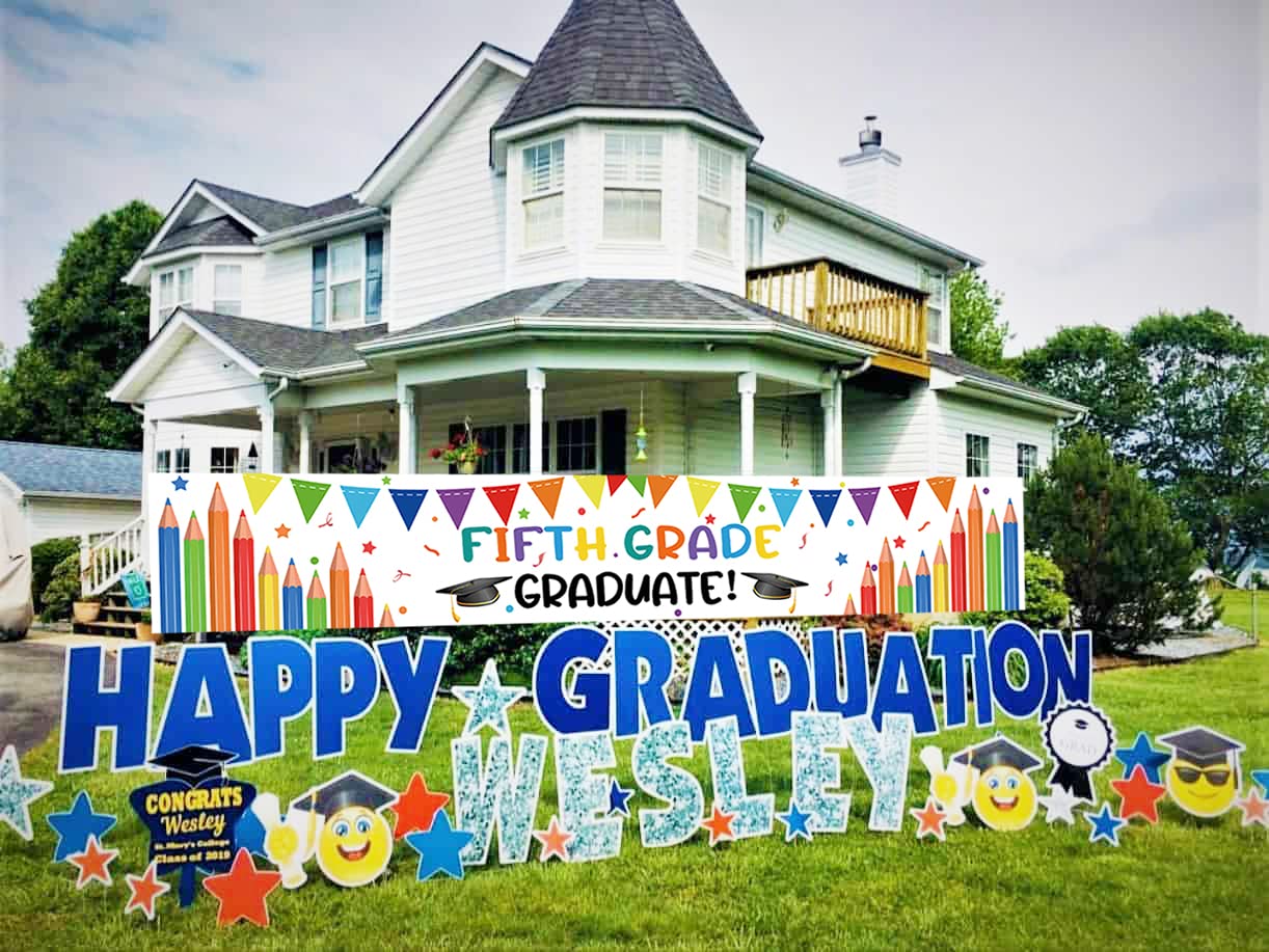 5th Grade Graduation Signs Graduation Luau Simply Sprout