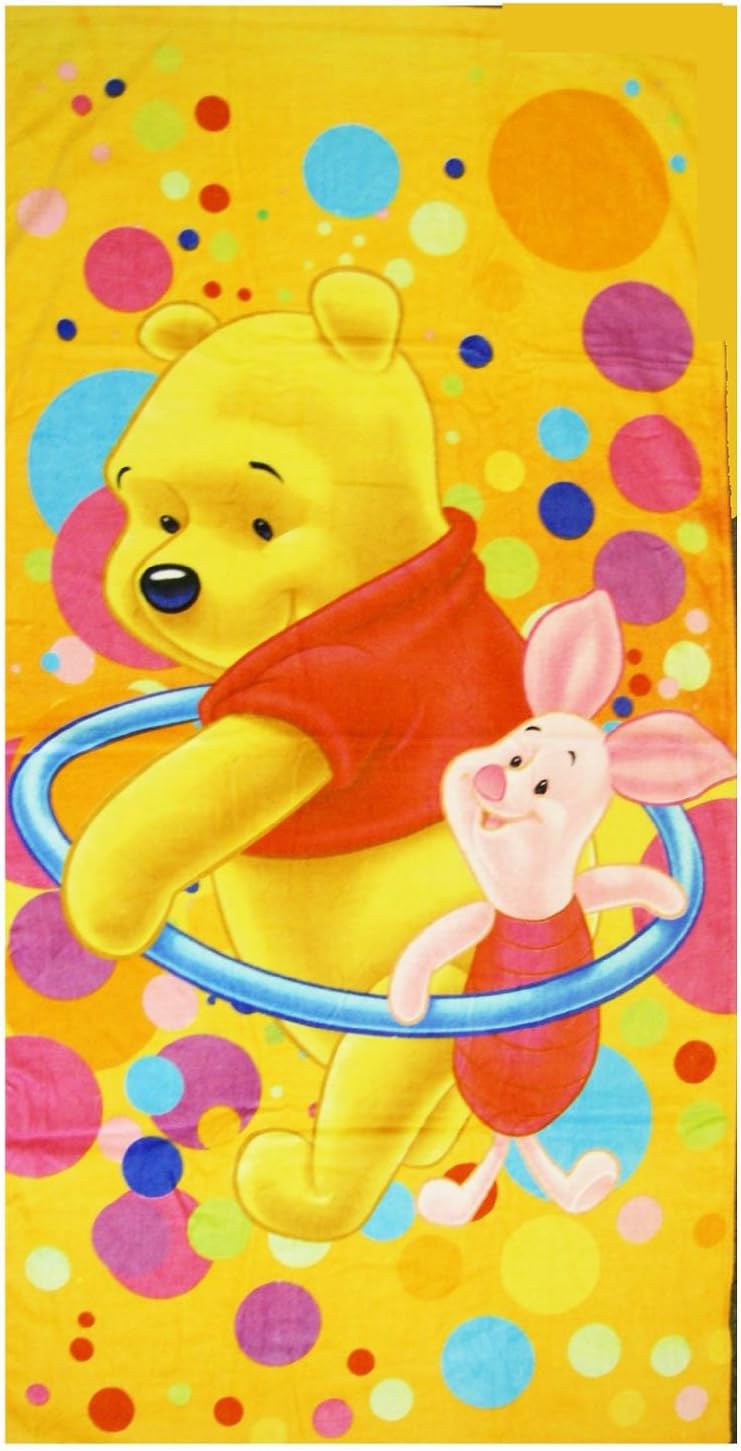 Disney Winnie The Pooh Towel - Pooh n Piglet Beach / Bath Towel ...