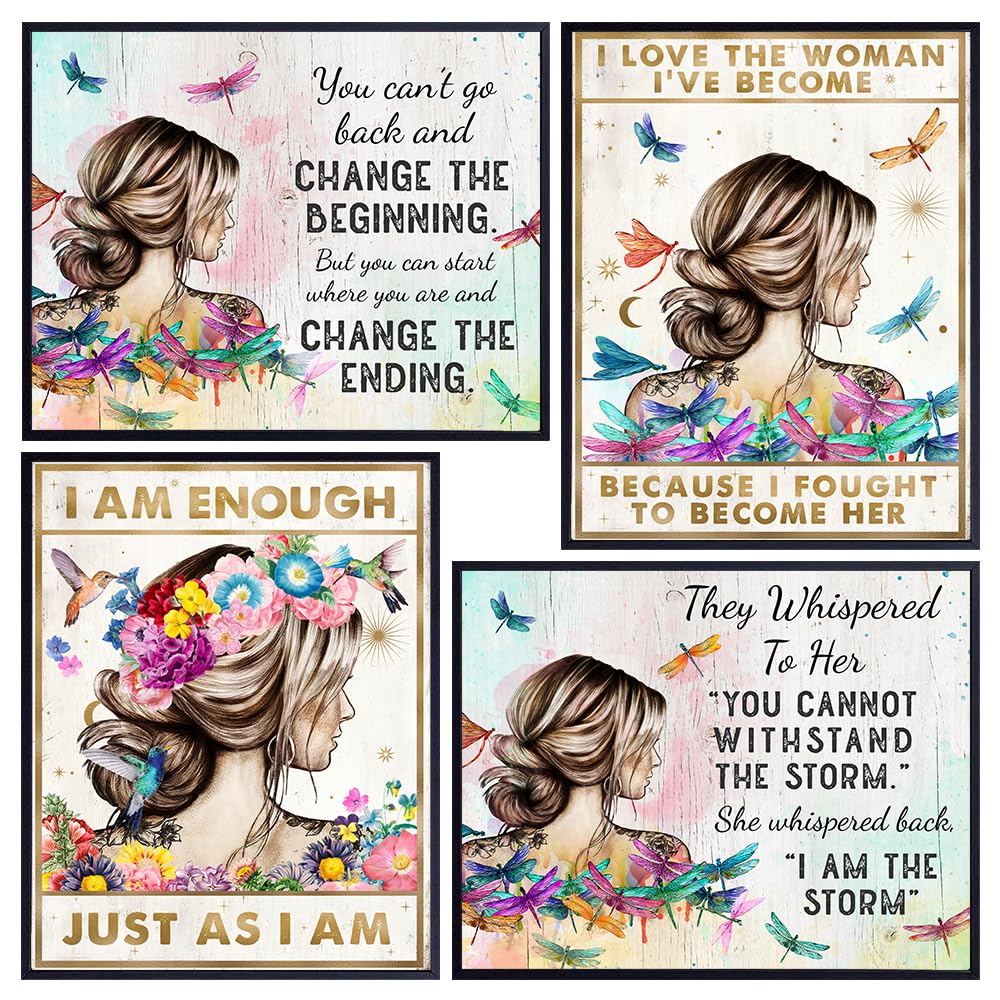 Buy positive Affirmations Boho Wall Decor - I Am Enough Inspirational ...