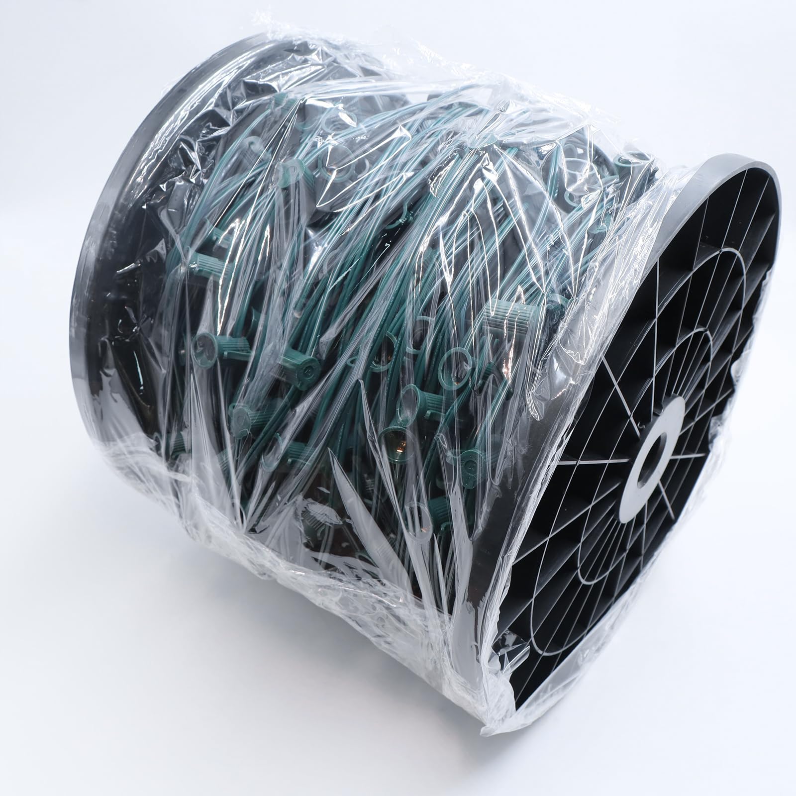 Encoidoz 500FT C7 Light String Christmas Stringer, E12 Christmas Light ...