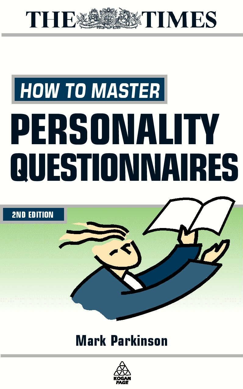 How to Master Personality Questionnaires: Parkinson, Mark ...