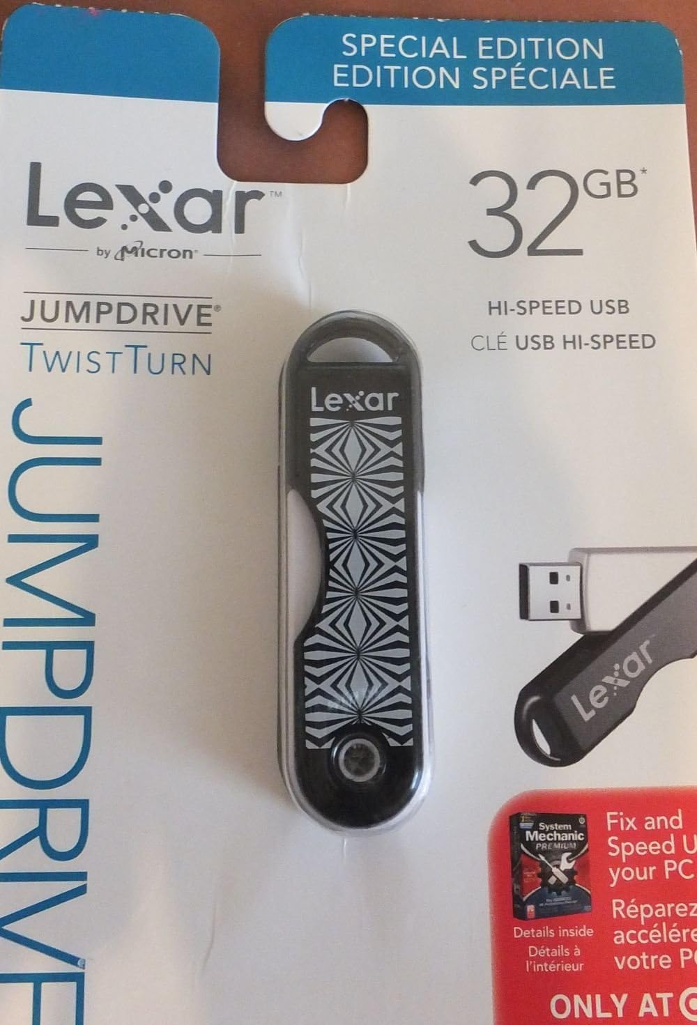 Amazon.com: Lexar JDTTS32GTN Jumpdrive TwistTurn 32GB Special Edition ...