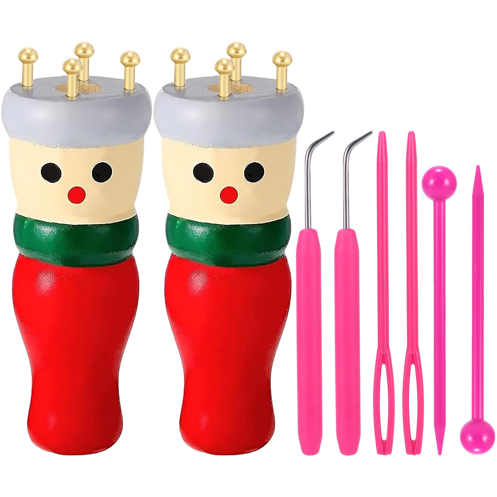 BESSVWELL 2Pack French Knitting Doll, French Knitting Kit Knitting ...