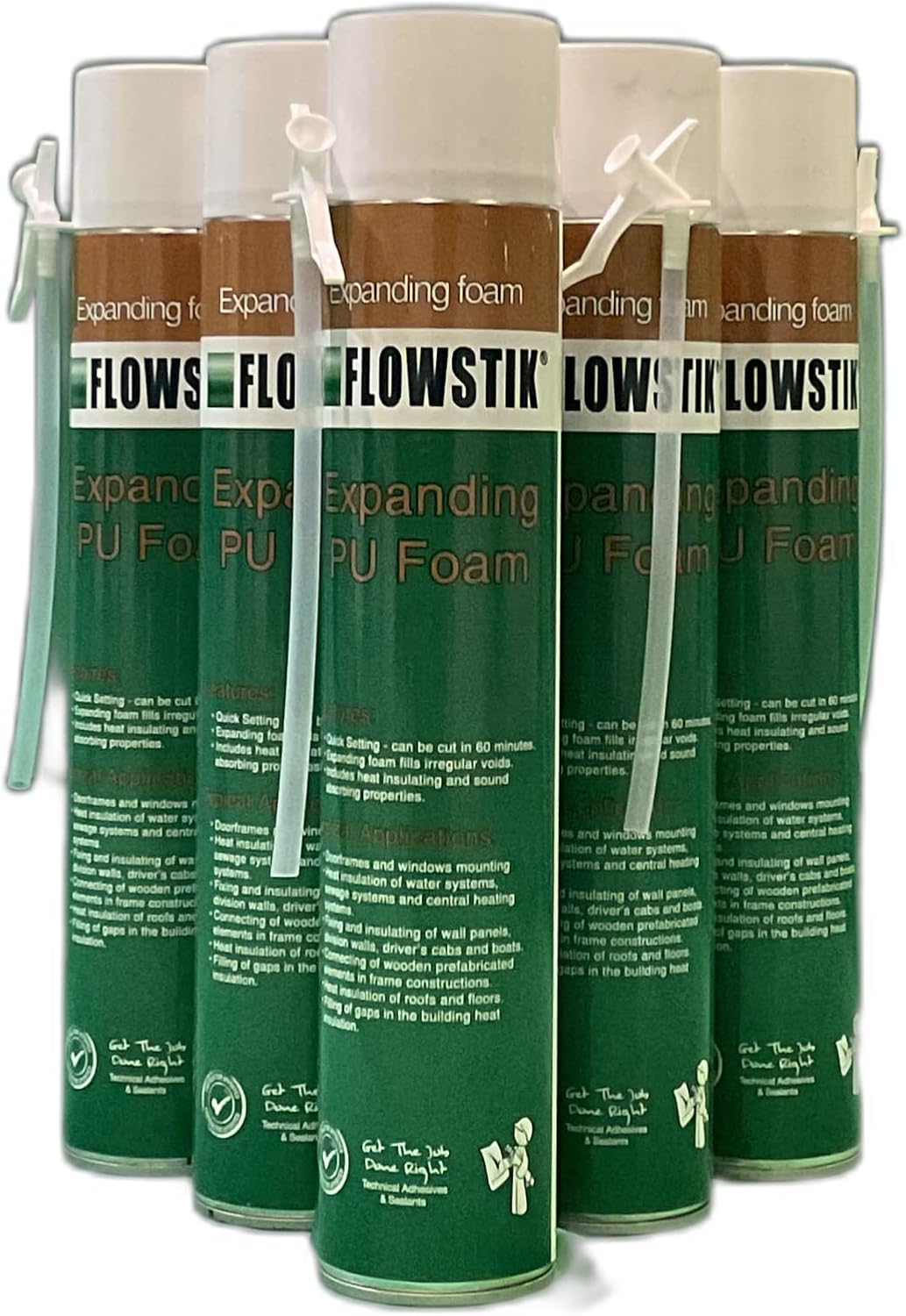 Stick2 One Component Polyurethane Expanding Foam with Nozzle - Designed ...