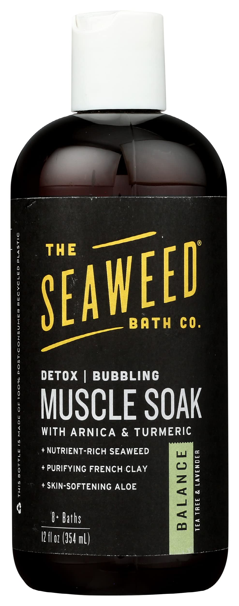 Amazon.com : The Seaweed Bath Co. Detox Bubbling Muscle Soak, Balance ...