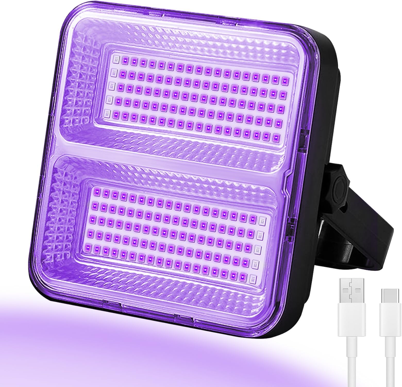 GPRK Rechargeable Black Light, Battery Powered Blacklight, Cordless ...