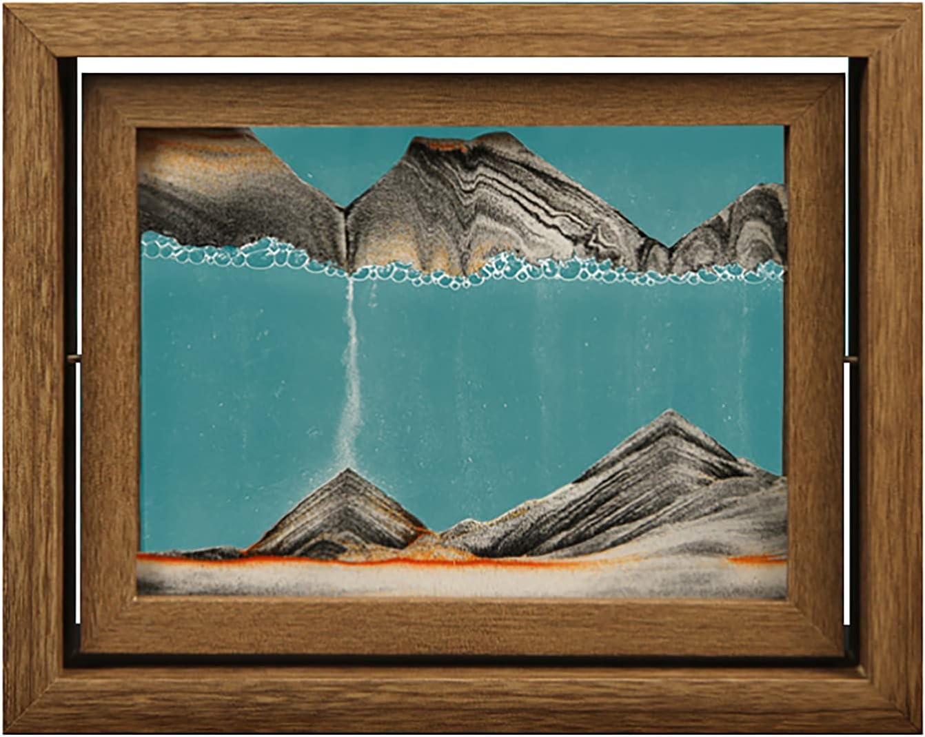 Amazon.com: Moving Sand Art Picture, Wood Frame Sand Frame Dynamic Sand ...