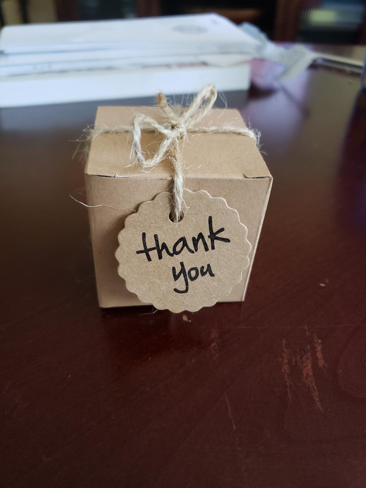 Amazon.com: Yalulu 50pcs Kraft Paper Pillow/Square Candy Box Rustic ...