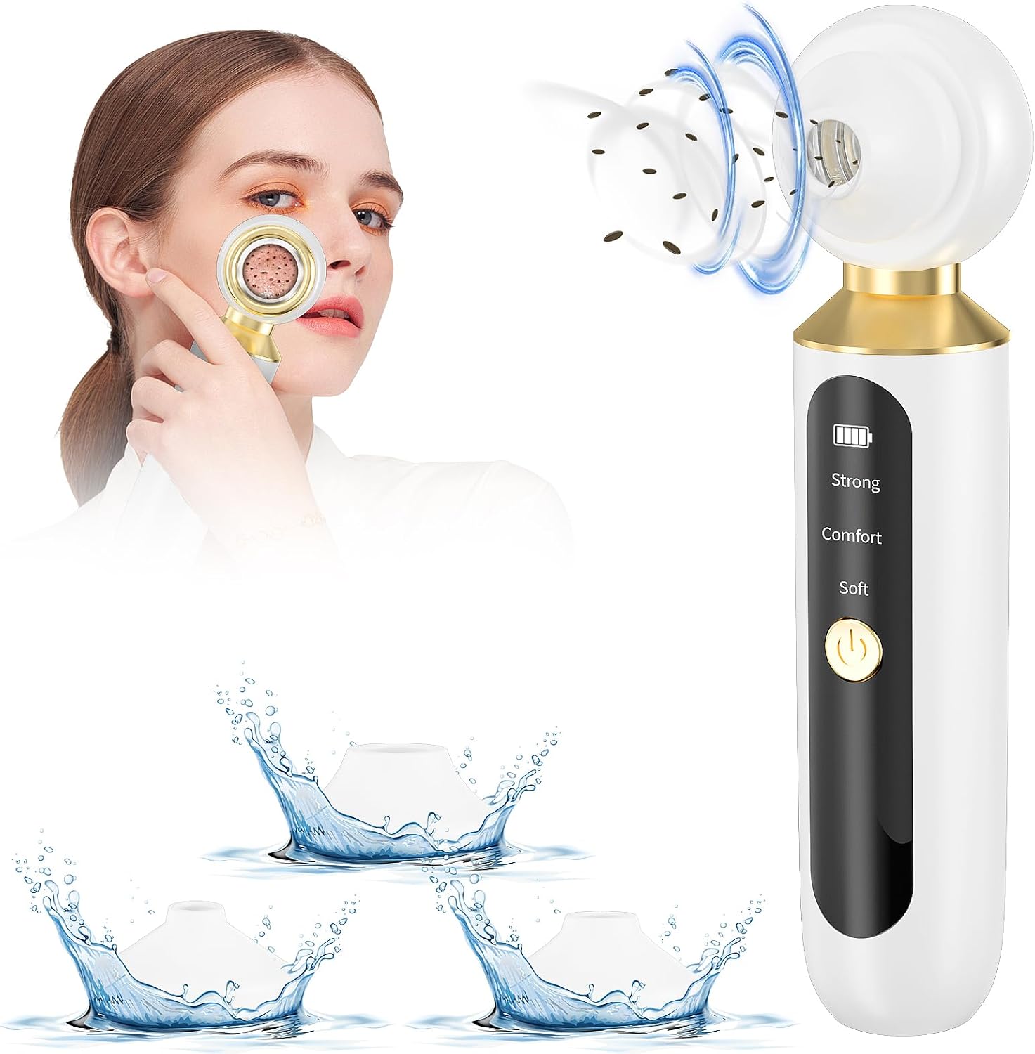 Amazon.com: Blackhead Remover Vacuum, Rechargeable Nose Blackhead ...