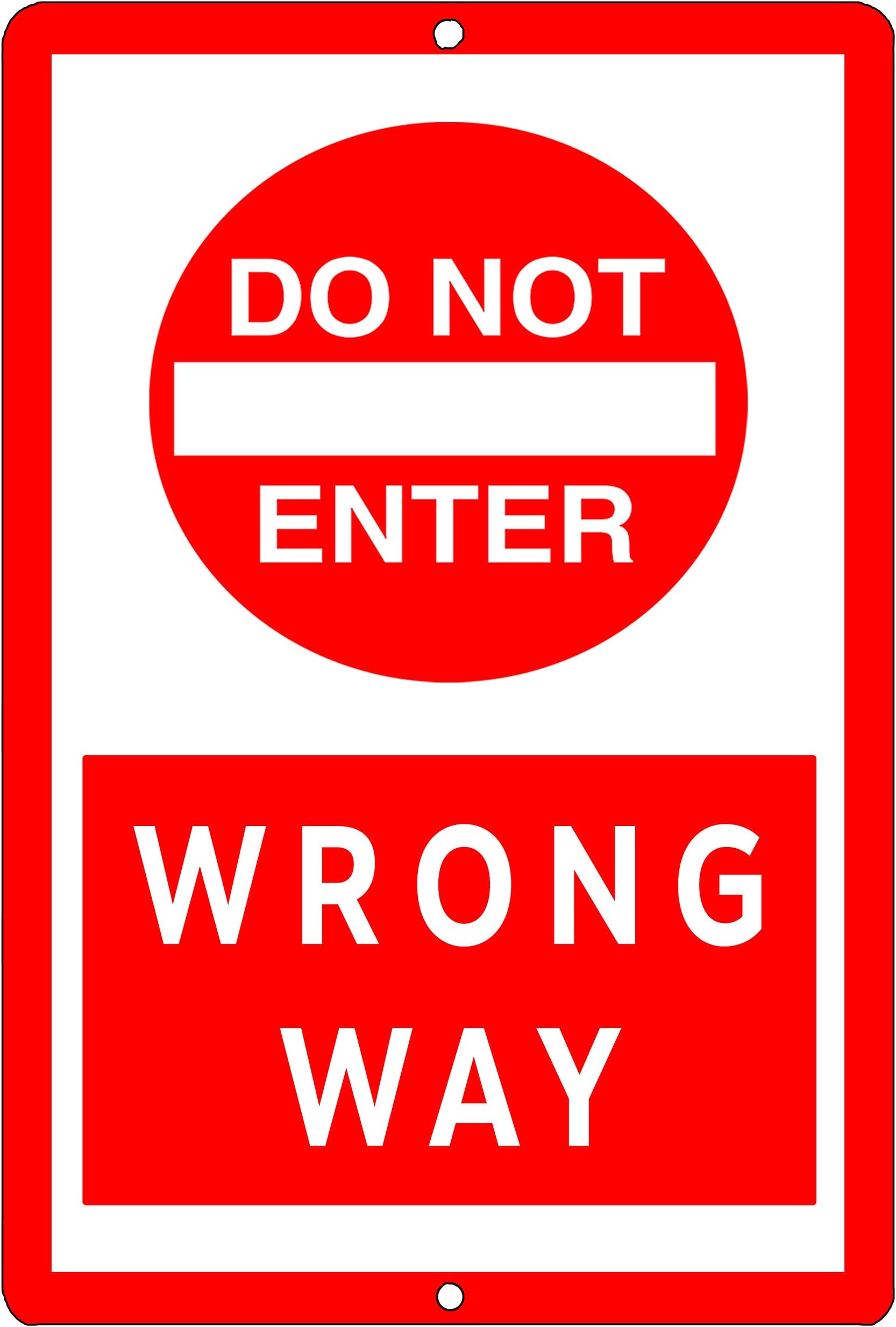 Amazon.com : Rogue River Tactical Warning Exit Left Arrow Metal Tin ...