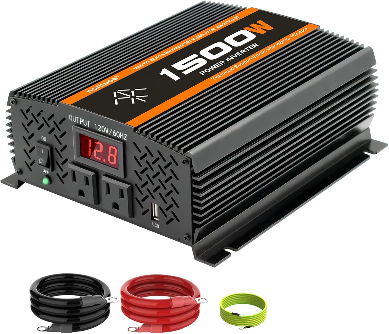 Amazon.com: Tebrol 3500W Pure Sine Wave Inverter 12V DC to 120V AC ...