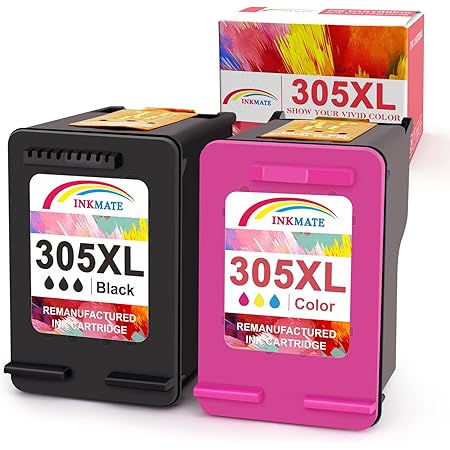 ATOPINK 305 Ink Cartridges Black and Colour, Printer Ink 305 XL ...