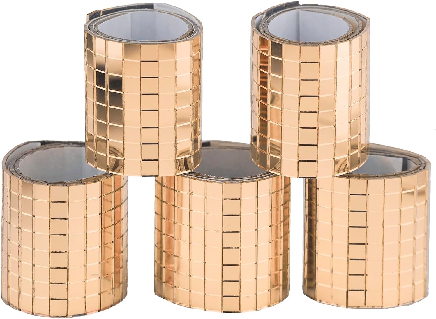 Amazon.com: Yeehlmer Glass Mirror Disco Tiles 2400Pcs, 5 x 5 mm Self ...