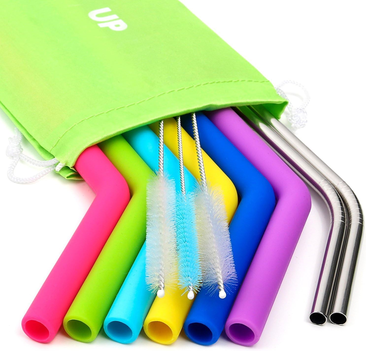 Amazon.com: Silicone Straws for 30 oz Tumbler - Reusable Silicone ...