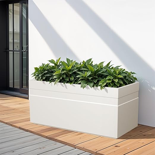 YUCCABE ITALIA FOXB GT 36 INCH Rectangle Pots for Plants Highly Durable ...