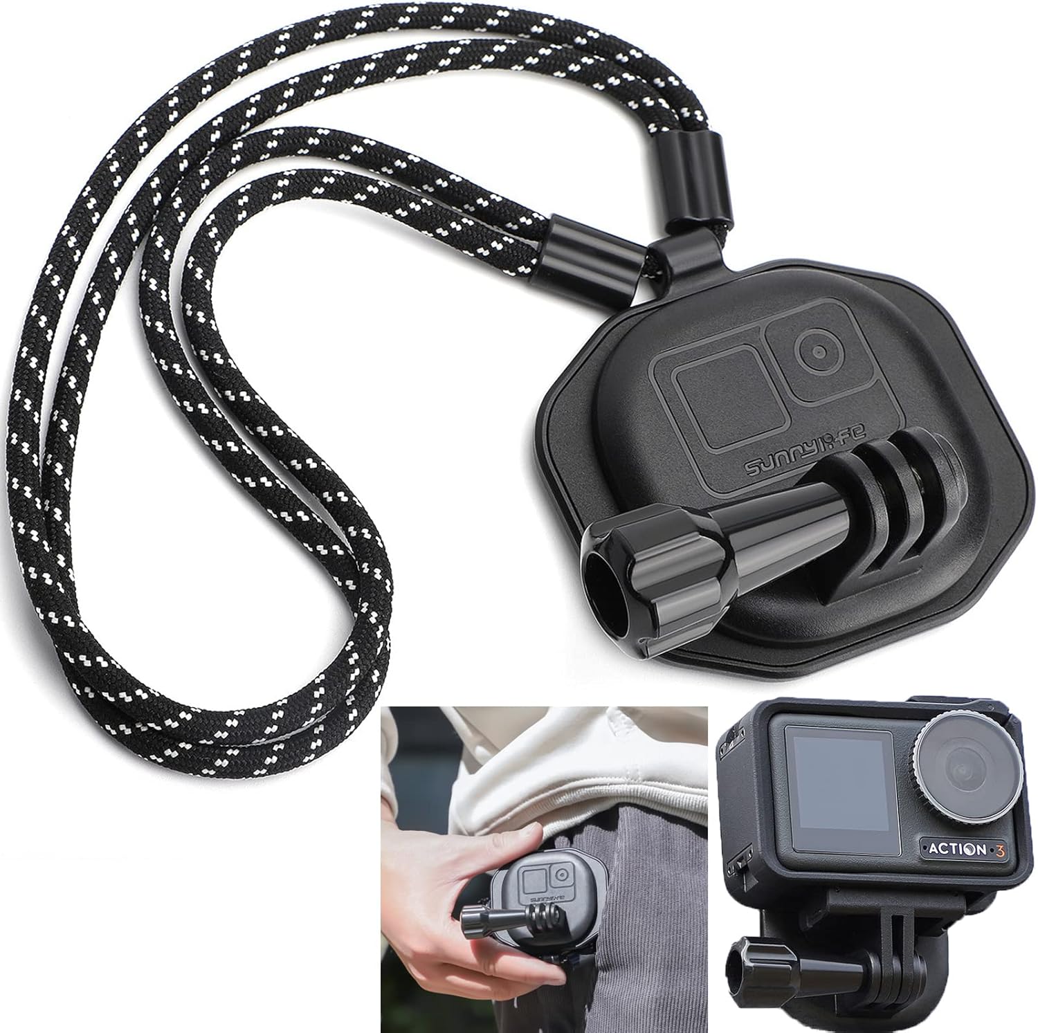 Honbobo Magnetic Mount for Insta360 GO 3S/DJI Osmo Pocket 3/Insta360 X4 ...