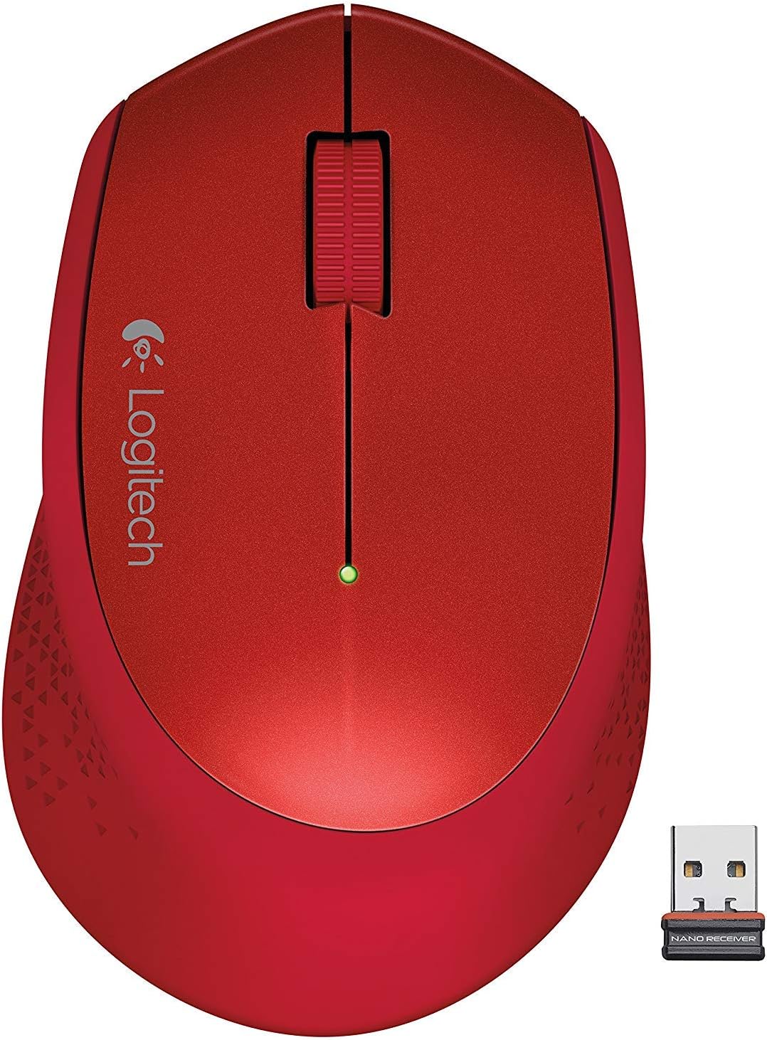 Amazon.com: Logitech M320 - Wireless Mouse (Certified Refurbished) (Red)