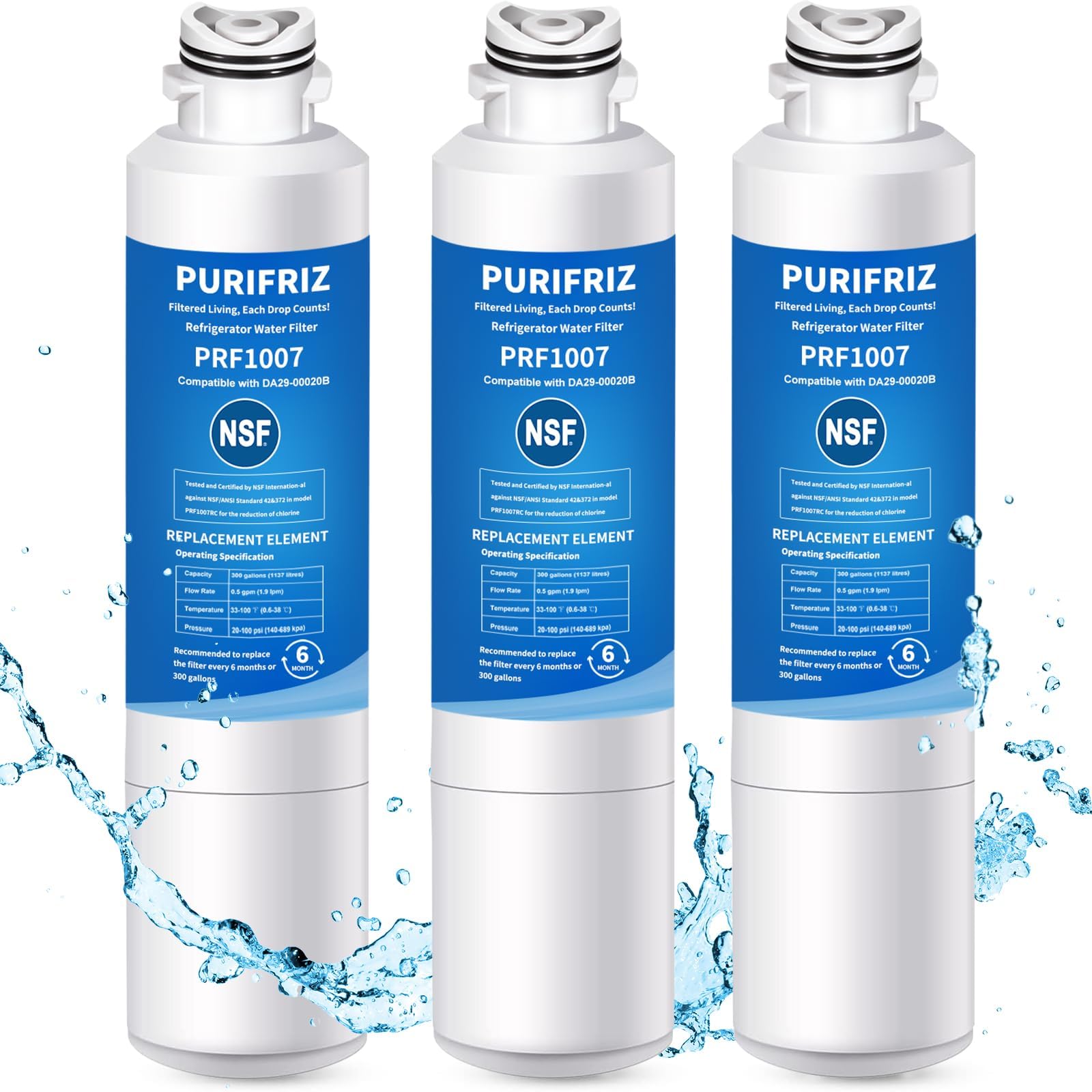 Amazon.com: SAMSUNG Genuine Water Filters for Refrigerator (HAF-QIN/EXP ...
