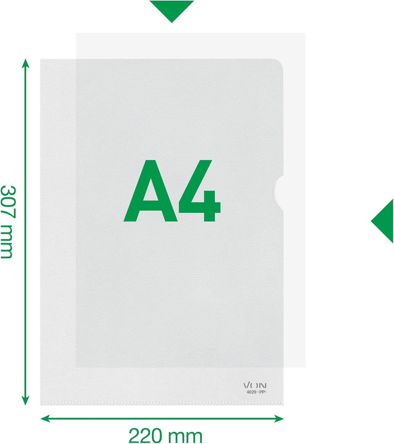 Leitz 40292003 40292003 Clear Plastic Presentation Folder, 40 Sheet ...
