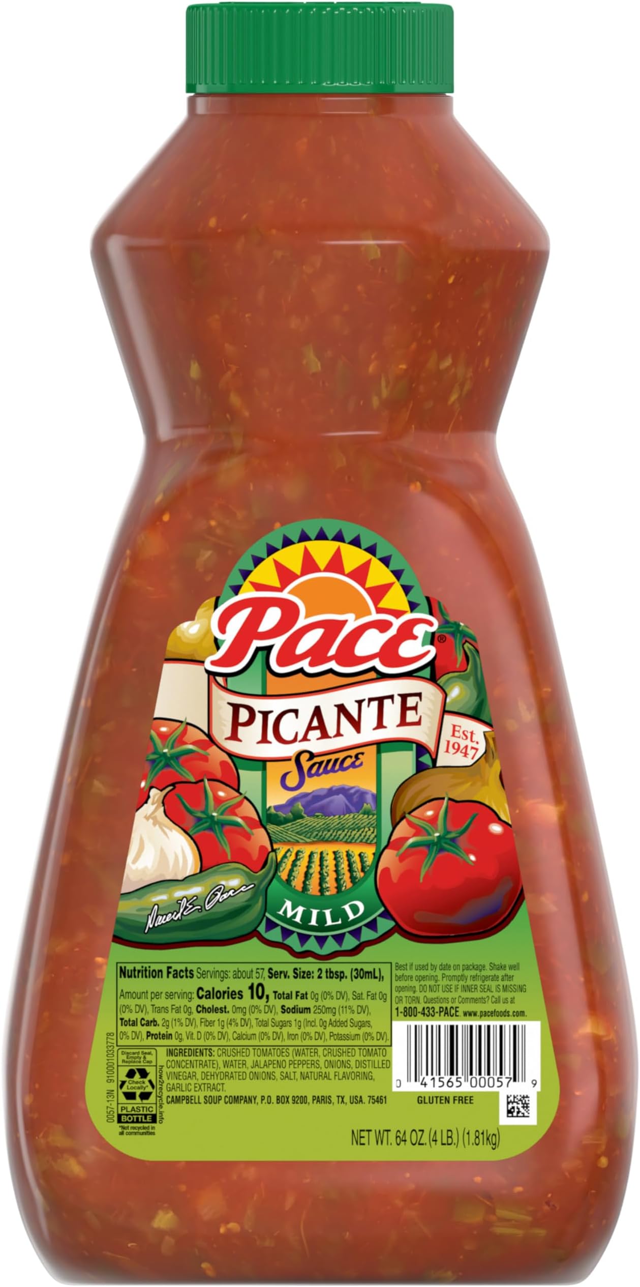 Amazon.com: Pace Chunky Salsa, Mild, 24 oz Jar : Grocery & Gourmet Food