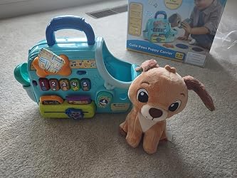 Amazon.com: VTech Cutie Paws Puppy Carrier, Pink : Toys & Games
