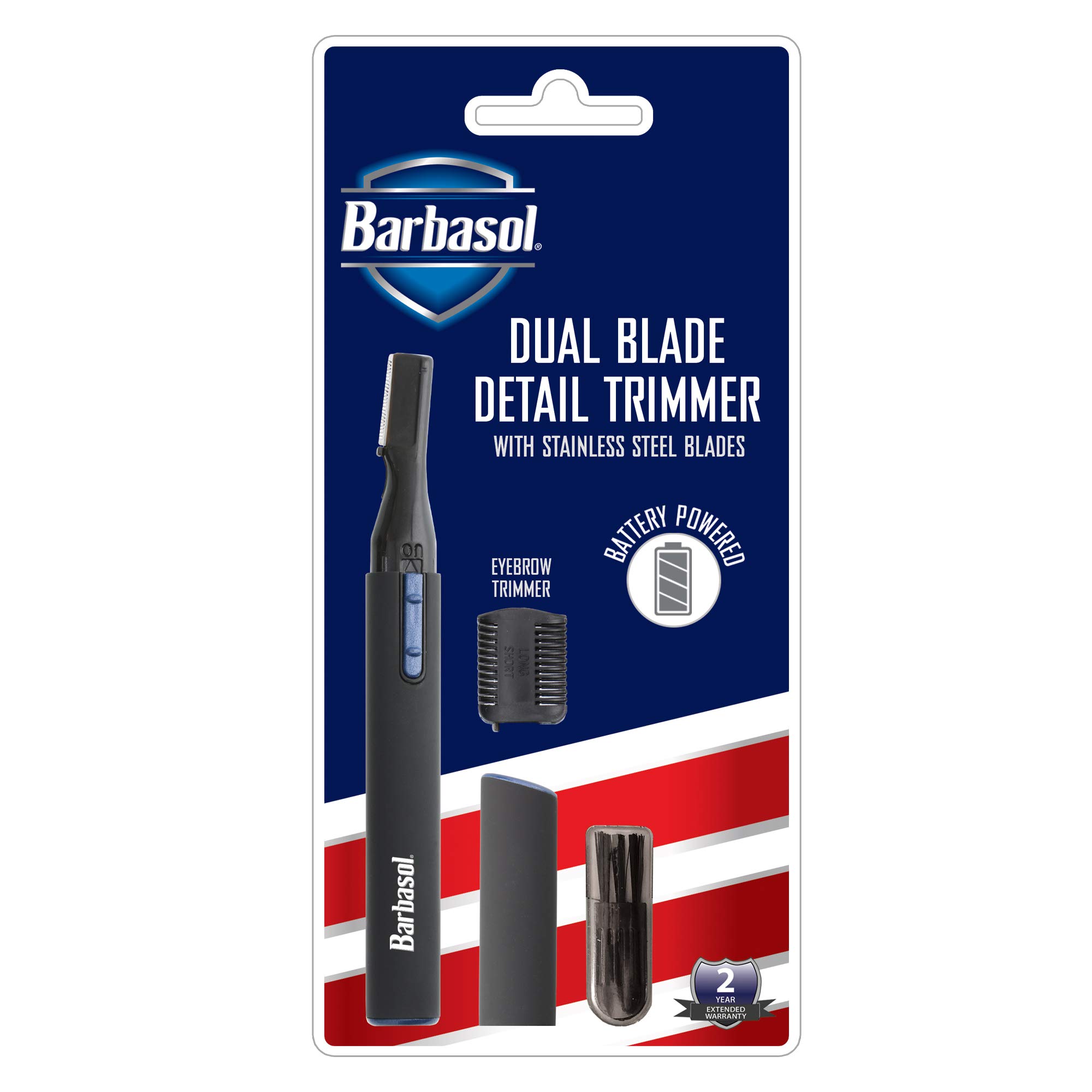 Amazon.com: Barbasol Battery Powered Electric Dual Blade Fine Detail ...