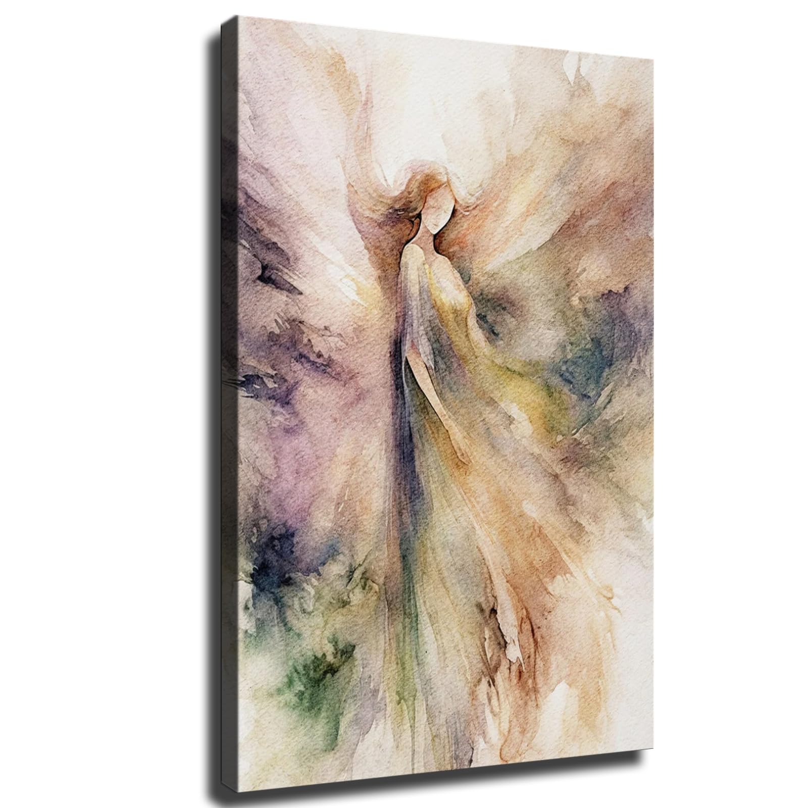 Amazon.com: Guardian Angel Painting Canvas Poster, Religious Wall Art ...