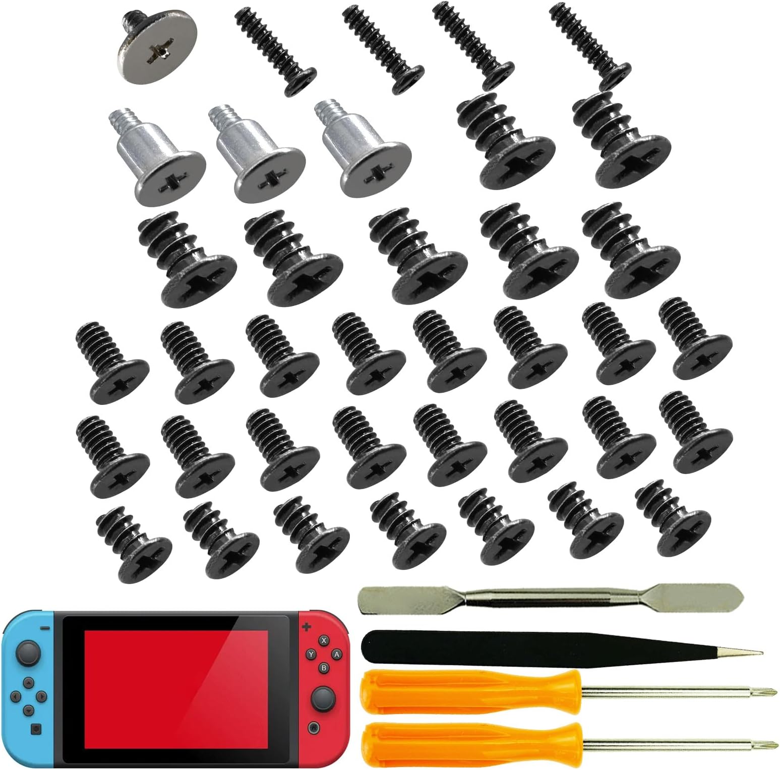 Amazon.com: Deal4GO Full Screw Set for Nintendo Switch Console Philips ...