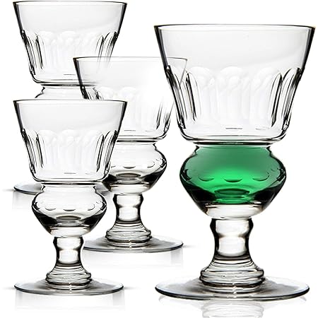Amazon.com | Amehla Original Absinthe Glass: Set of 4 Glasses - Vintage ...