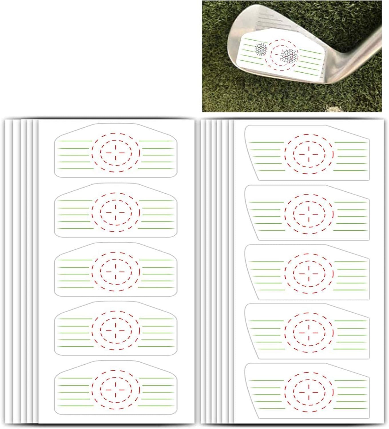Amazon.com : Remarkable Golf Impact Tape Labels - 210 Pcs Golf Impact ...
