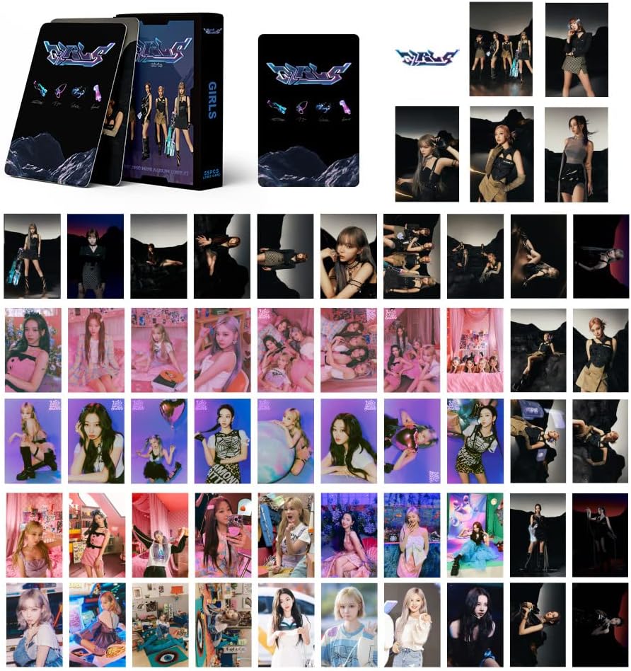 55pcs AESPA Girls Lomo Photocards AESPA Illusion 2022 for Girls Album ...