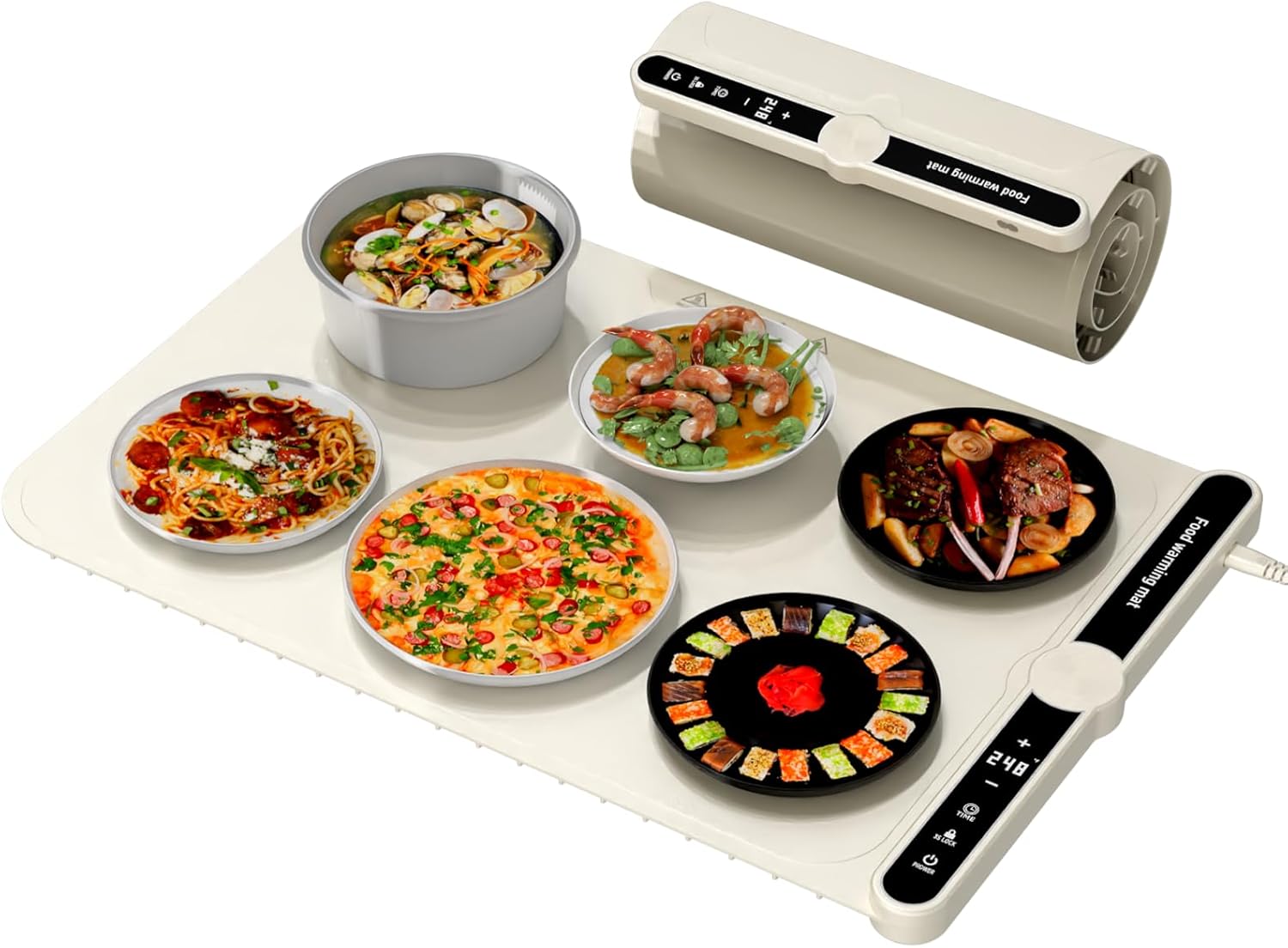Amazon.com: Smart Warming Mat for Food, Upgrade Waterproof Foldable ...