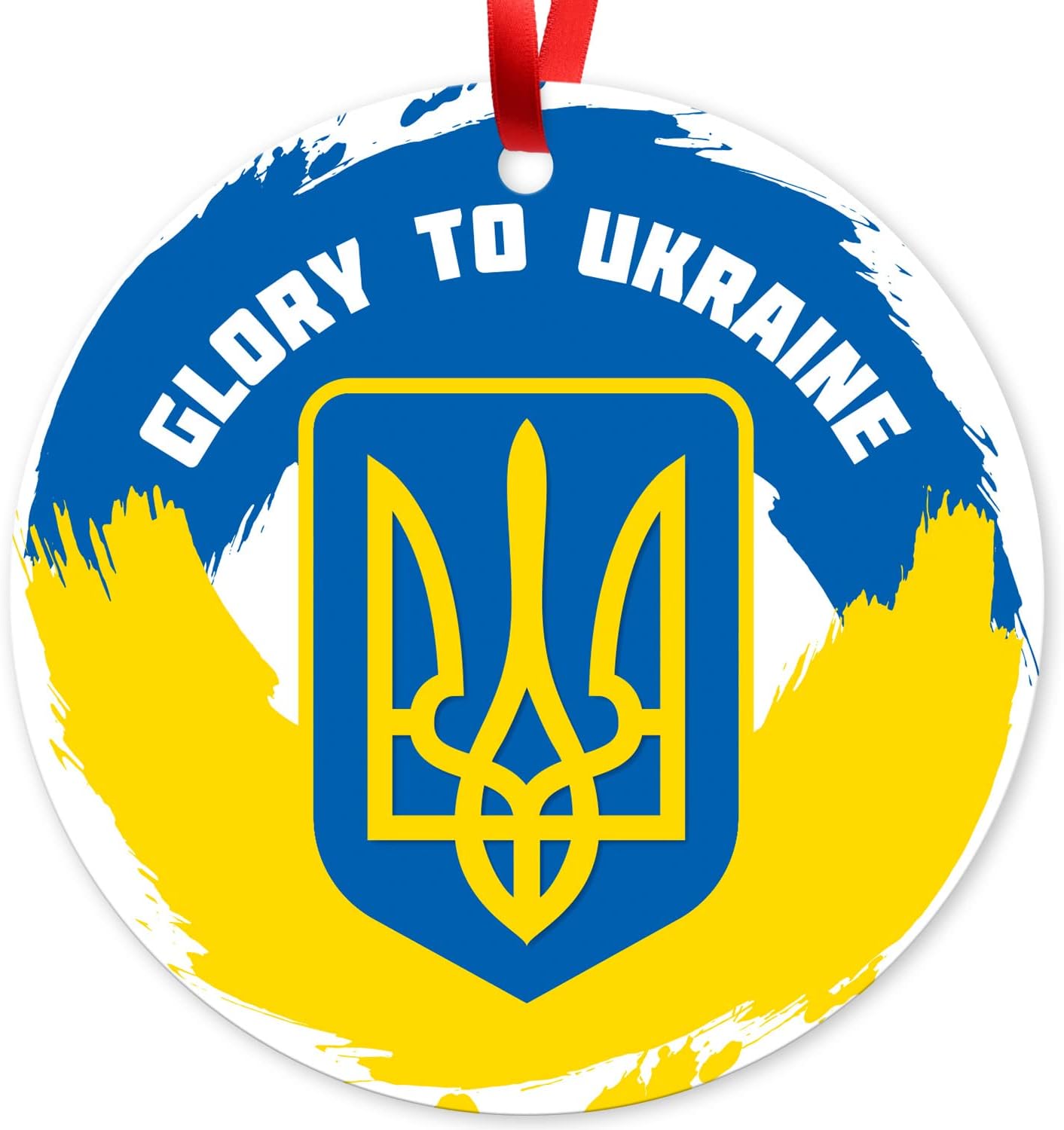 Amazon.com: Soul Décor 2025 Glory to Ukraine Christmas Ornaments ...