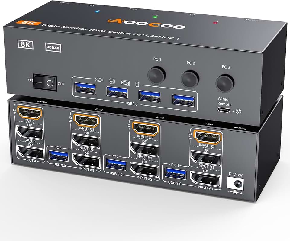 Amazon.ae: KVM Switches - KVM Switches / External Computer Components ...