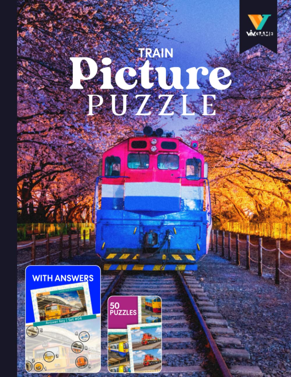 Buy Picture Puzzle ( Train Themed ): Locomotive Railroad Railway Spot ...