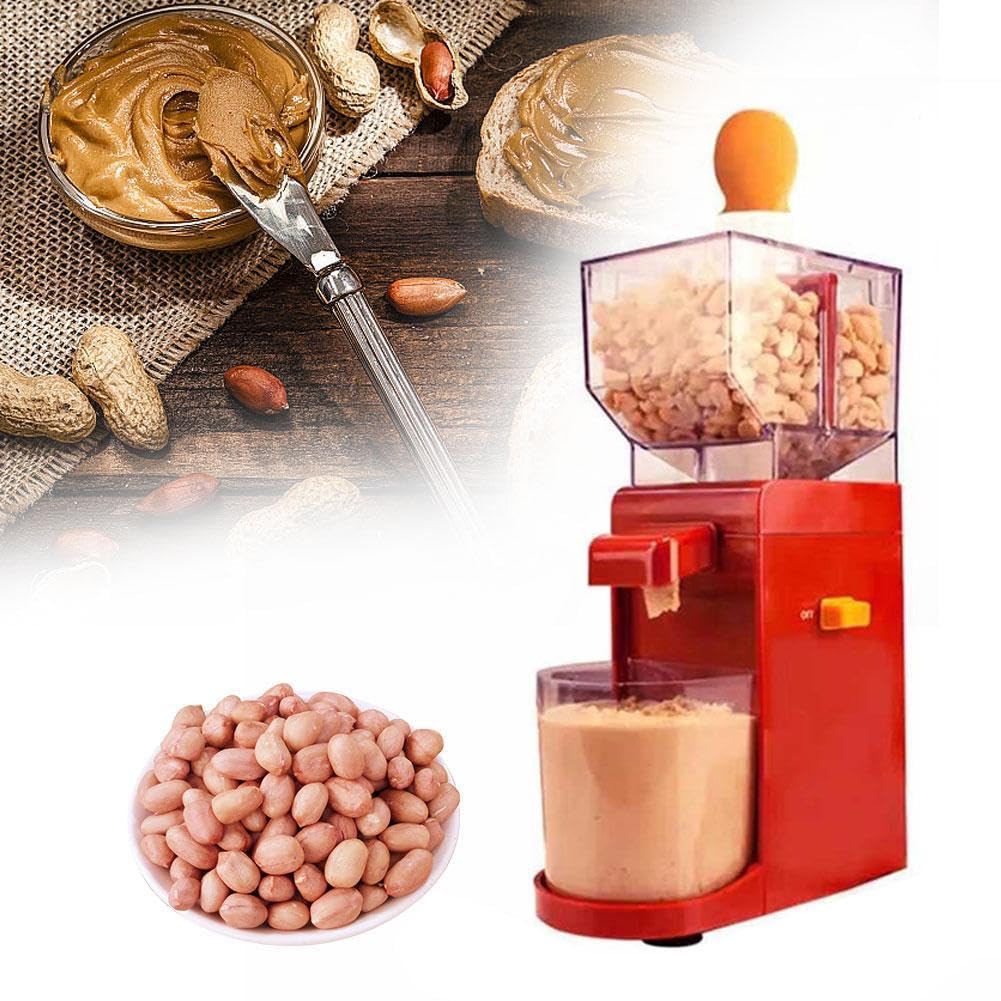 Amazon.com: KKwercv Peanut Butter Maker, 500ml Electric Peanut Grinder ...